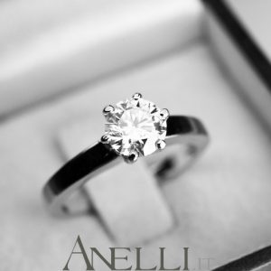 Solitario Diamante 1 Carato D-IF certificato GIA | Anelli.it